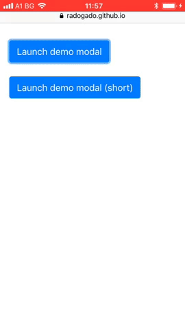 Github Radogado Bootstrap Modal Ios Bootstrap Modal For Ios